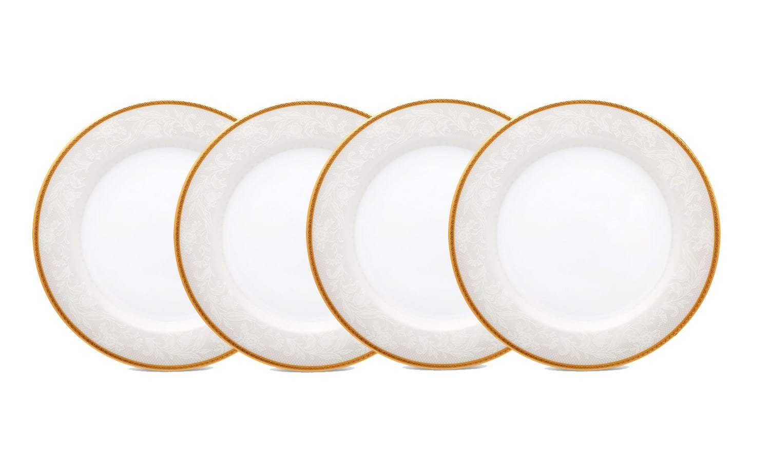 Jogo de 4 pratos - Flanders Gold 1714 - Noritake Brasil